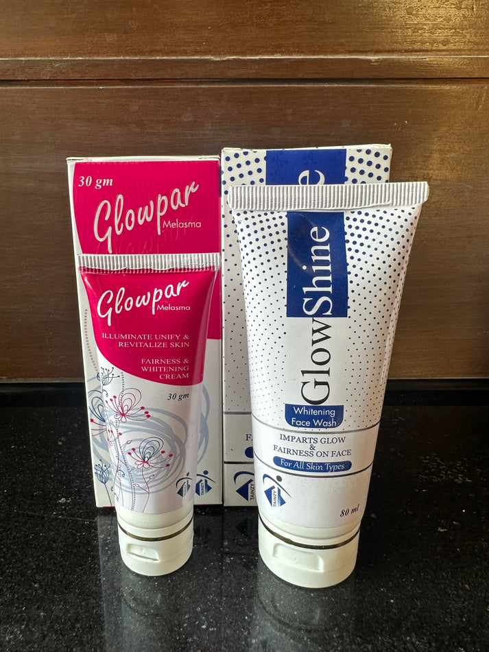 PACK OF Glowpar + Glowshine facewash – Glowpharm